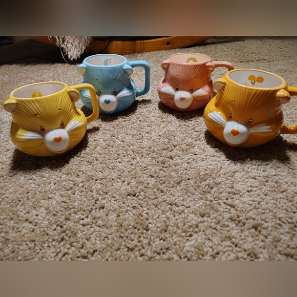 Care Bears | Kitchen | Vintage 98s 3d Care Bear Mug Set | Poshmark